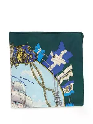 L'EQUIP Nautical-print Scarf