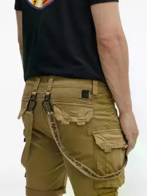 Alpha Industries Utility Logo-patch Cargo Shorts