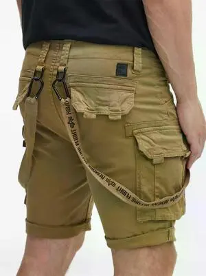 Alpha Industries Utility Logo-patch Cargo Shorts