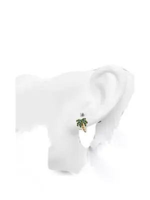 Kate Spade New York Away We Go Crystal-embellished Palm-tree Earrings