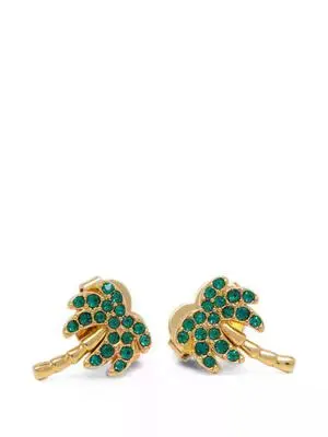 Kate Spade New York Crystal Embellished Palm Tree Earrings - Gold