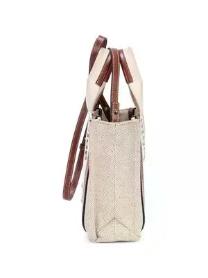Chloé Woody Logo-strap Tote Bag - Neutrals