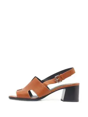 Hermès Elbe H-cut Sandals - Brown