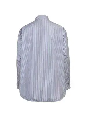 Balenciaga Striped Logo-embroidered Shirt