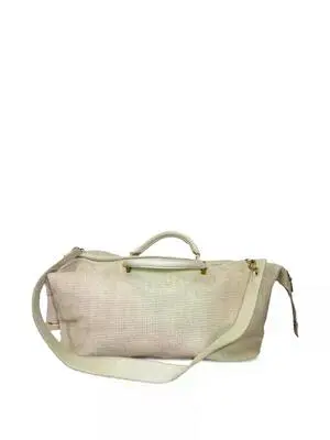 Cult Gaia Adah Raffia Weekender Bag
