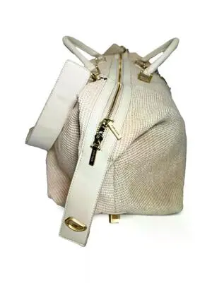 Cult Gaia Adah Raffia Weekender Bag