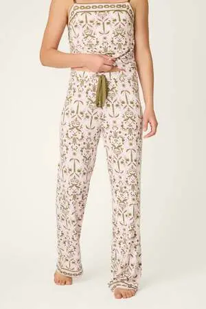 PJ Salvage Déjà Vu Dreams Tiki Time Open Leg Pants - Multi