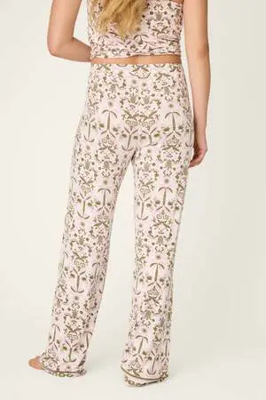 PJ Salvage Déjà Vu Dreams Tiki Time Open Leg Pants