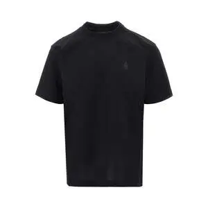 Prada Cret Embroidery T-hirt - Black