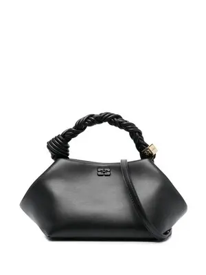 GANNI Shoulder Bag Recycled Leather " Bou" Small - Black