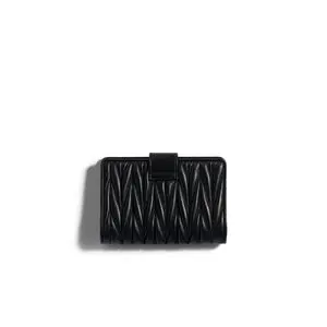 Miu Miu Matelassé Nappa Leather Wallet