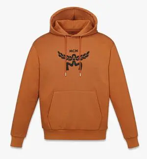Mcm Classic Logo Hoodie - Cognac