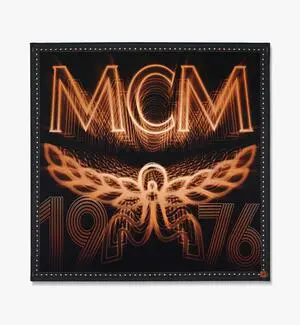 Mcm M50 Logo Silk Scarf - Black