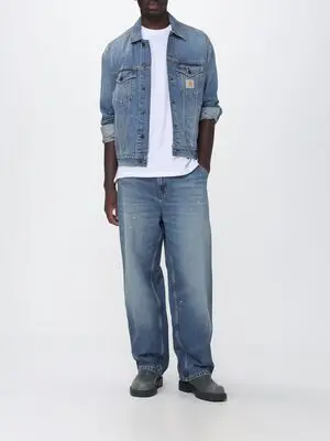 Carhartt Work In Progress Og Single Knee Pant Wide Leg Jeans - Blue