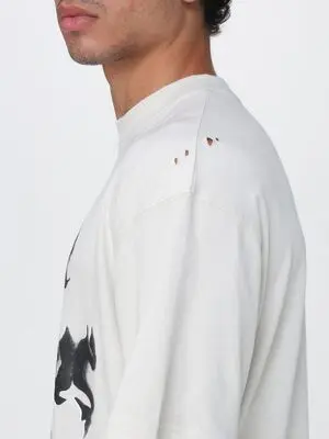 Acne Studios Cotton T-shirt With Printed Logo And Dropped Shoulders