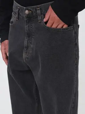 Emporio Armani Mid-rise Straight Fit Jeans In Stretch Cotton Denim