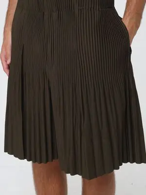 Issey Miyake Homme Plissé Pleated Technical Crêpe Knee-length Shorts - Brown
