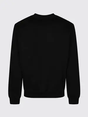 Casablanca Cotton Crewneck Sweatshirt With Logo Print - Black 1