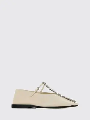 JIL SANDER Ballet Flat - White