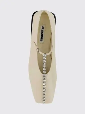 JIL SANDER Ballet Flat - White
