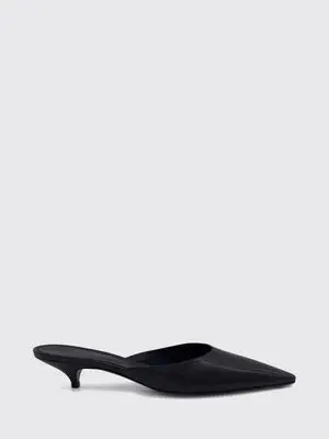 THE ROW Leather Mules - Brown