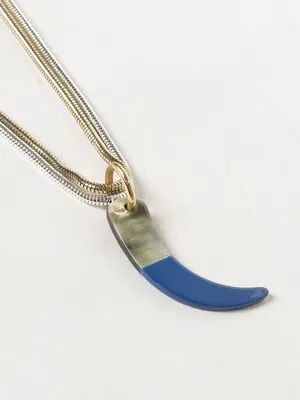 ALLUJEWELS Metal Multi-strand Necklace With Sliding Pendant