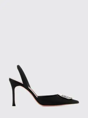 Amina Muaddi Amina Muaddi Slingback Pumps With Embellished Detail Black