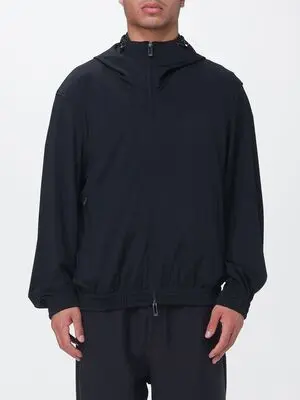 Emporio Armani Zip-up Hooded Jacket - Blue