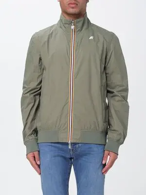 K-WAY K-Way Zip-Up Bomber Jacket Green