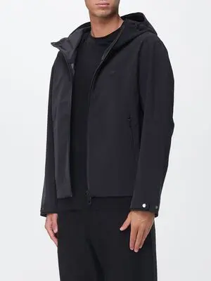 Emporio Armani Hooded Zip-up Jacket - Black