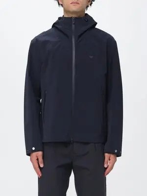 Emporio Armani Zip-up Hooded Jacket - Navy