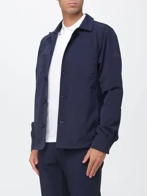 SAVE THE DUCK Basil Water-repellent Technical Fabric Shirt Jacket - Navy