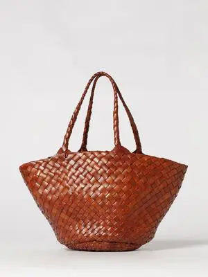 Dragon Diffusion Woven Leather Shoulder Bag - Brown