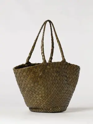 Dragon Diffusion Woven Leather Shoulder Bag
