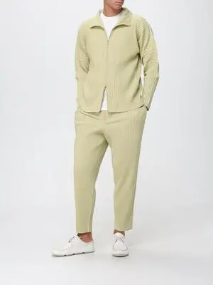 Issey Miyake Homme Plissé Pleated Slim Fit Trousers