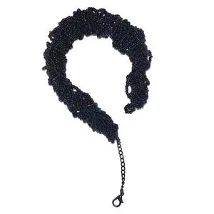 DOPAMINE FIX BY MARTINA NUNEZ Knotorious Chunky Beaded Bracelet - Black