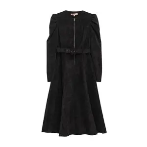 DOLORES PROMESAS Filipa Dress With Puffed Sleeves - Black