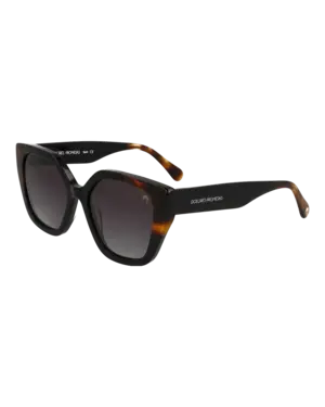 DOLORES PROMESAS And Havana Beveled Spectacle With Peak Tendency - Black