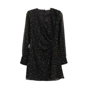 DOLORES PROMESAS Carla Mini Dress - Black
