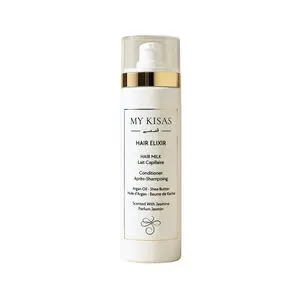 MY KISAS Hair Milk Conditioner With Argan Oil, Sweet Almond, Shea Butter Scented With Jasmine - White