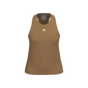 AORA ATHLETICS Dry Mesh Eco-friendly Moisture-wicking Tank Top For – Lightweight Breathable Workout Shirt With Advanced Ventilation – Sustainable Activewear Top For Gym, Running, Yoga, Training, Athleisure, Outdoor Activities, And Everyday Comfort - Brown