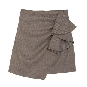 DOLORES PROMESAS Draped Mini Skirt - Grey