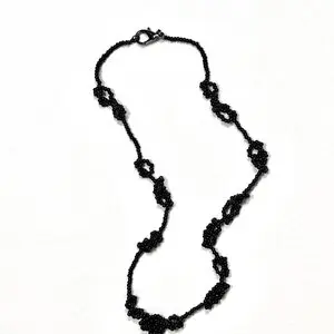 DOPAMINE FIX BY MARTINA NUNEZ Knot Yours Short Necklace - Black