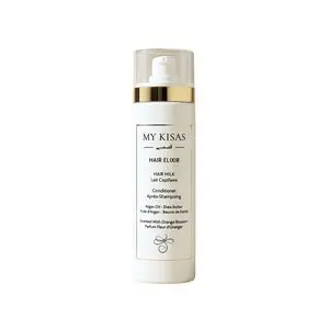 MY KISAS Hair Milk Conditioner With Argan Oil, Sweet Almond, Shea Butter With Orange Blossom - White