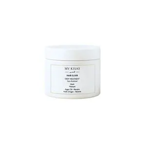 MY KISAS Neutrals Deep Treatment Hair Mask With Argan Oil, Saffron Extract, Keratin, Banana - Orange/yellow