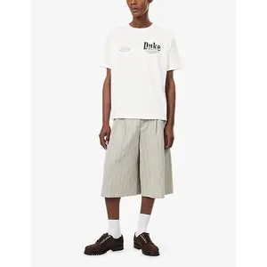 DUKE + DEXTER Alpine Formula One Logo Cotton T-shirt