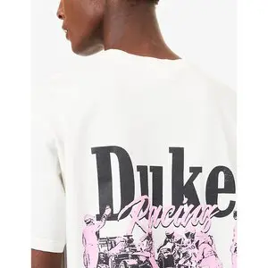 DUKE + DEXTER Alpine Formula One Logo Cotton T-shirt