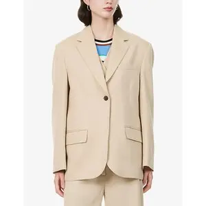 ME+EM Icon Oversized Linen-blend Blazer