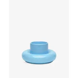 GUSTAF WESTMAN Chunky Earthenware Cup And Saucer Light Blue