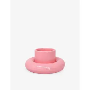 GUSTAF WESTMAN Chunky Earthenware Cup And Saucer Pink